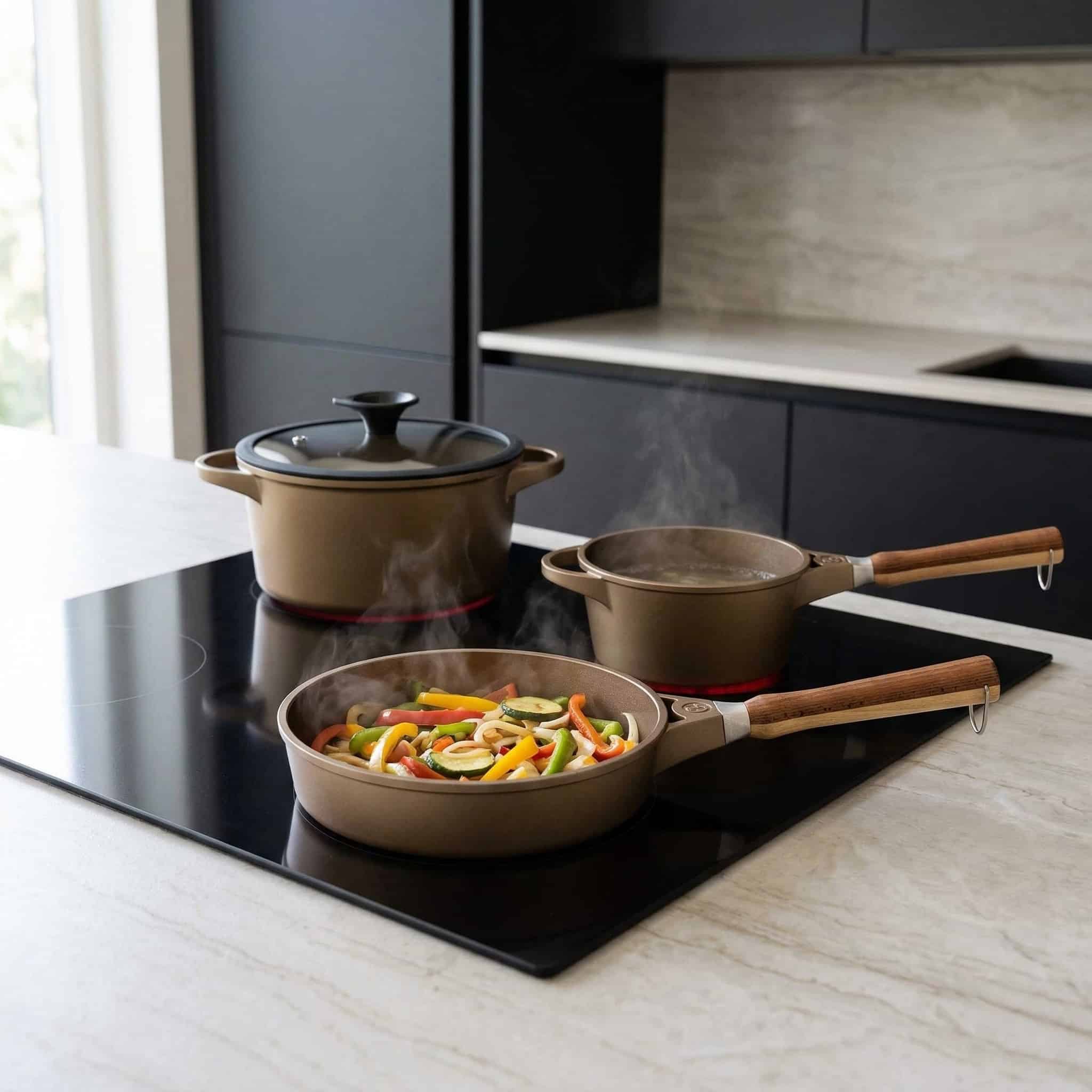 Luchetti K360 Premium 9 Delige Pannenset - Inductie - Luchetti Nederland
